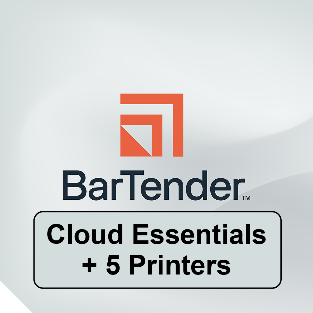 BarTender Cloud Essentials - Plan + 5 Printers Annual Subscription — Infinity Label Group