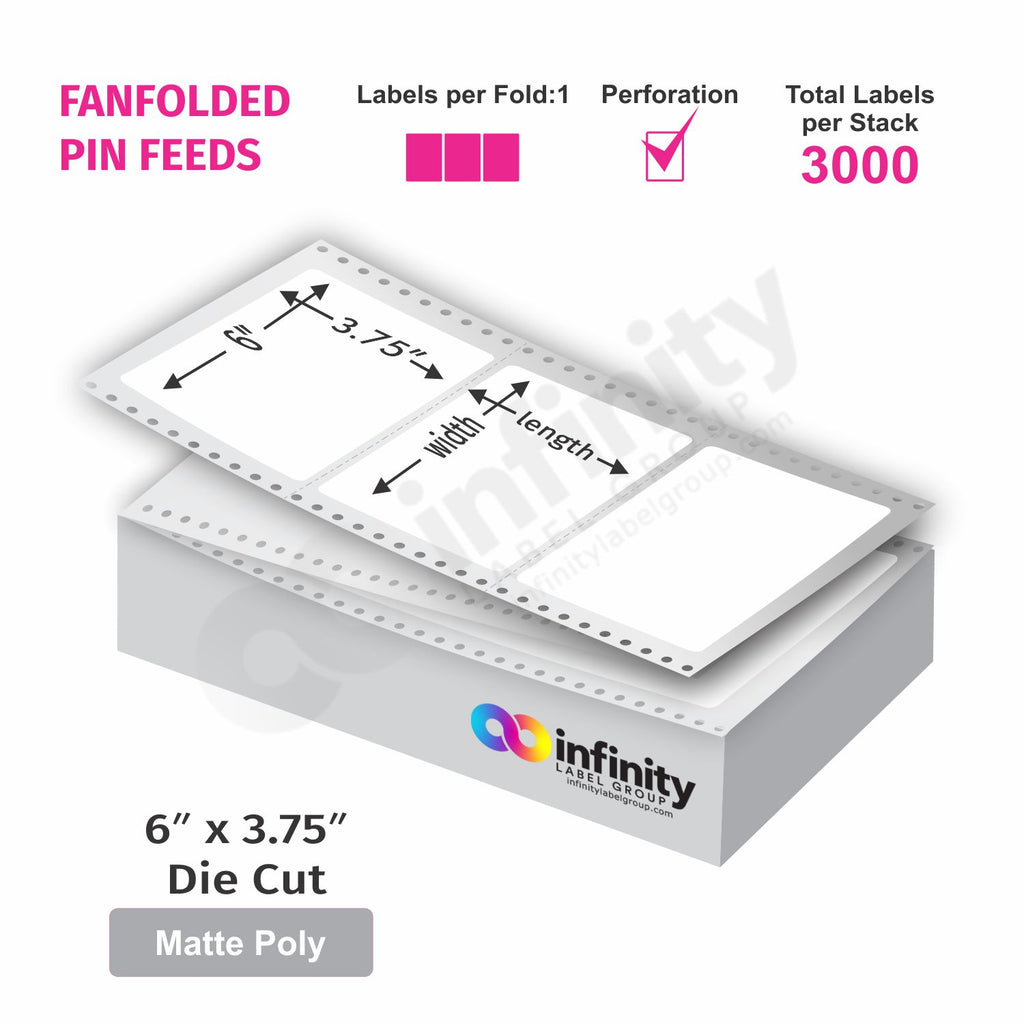 Stock Fanfold Labels — Infinity Label Group